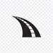 Street Svg, Road and Highway Icons Clip Arts Illustration Set Vector ...