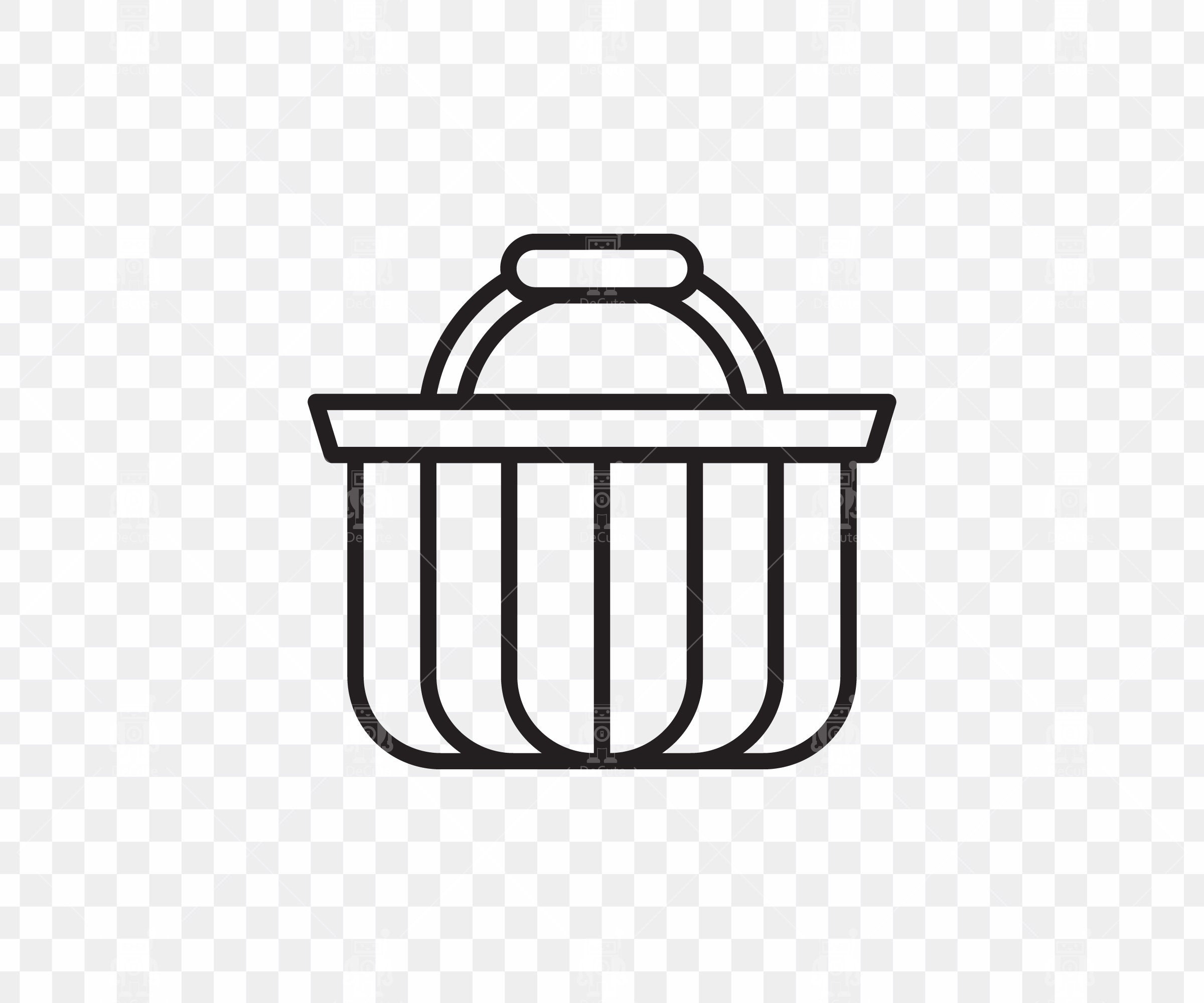 Shopping Basket Svg, Basket Svg, Basket Icons Svg, Shop Handbag ...