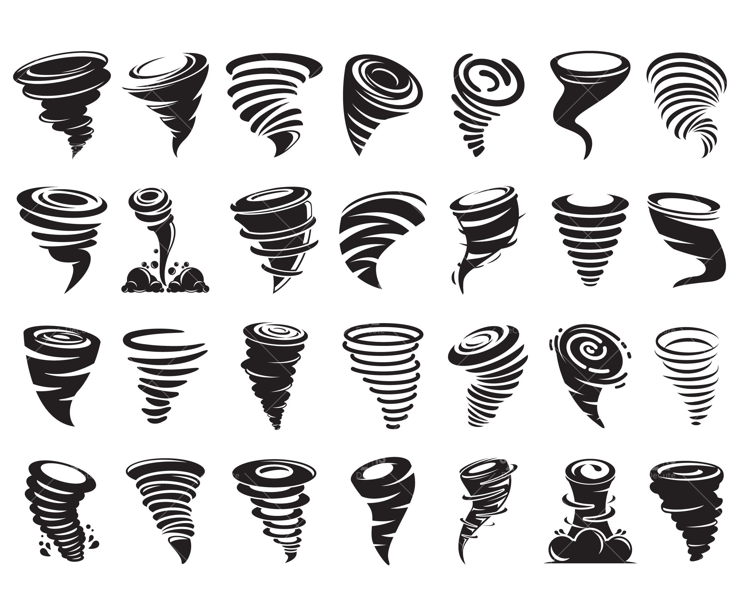 Typhoon Svg, Typhoon Icons, Tornado, Cyclone Hurricane, Twister, Wind ...