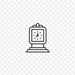 Clock Svg, Alarm Clock, Timer, Pendulum Clock, Analog Clock Line Icons ...