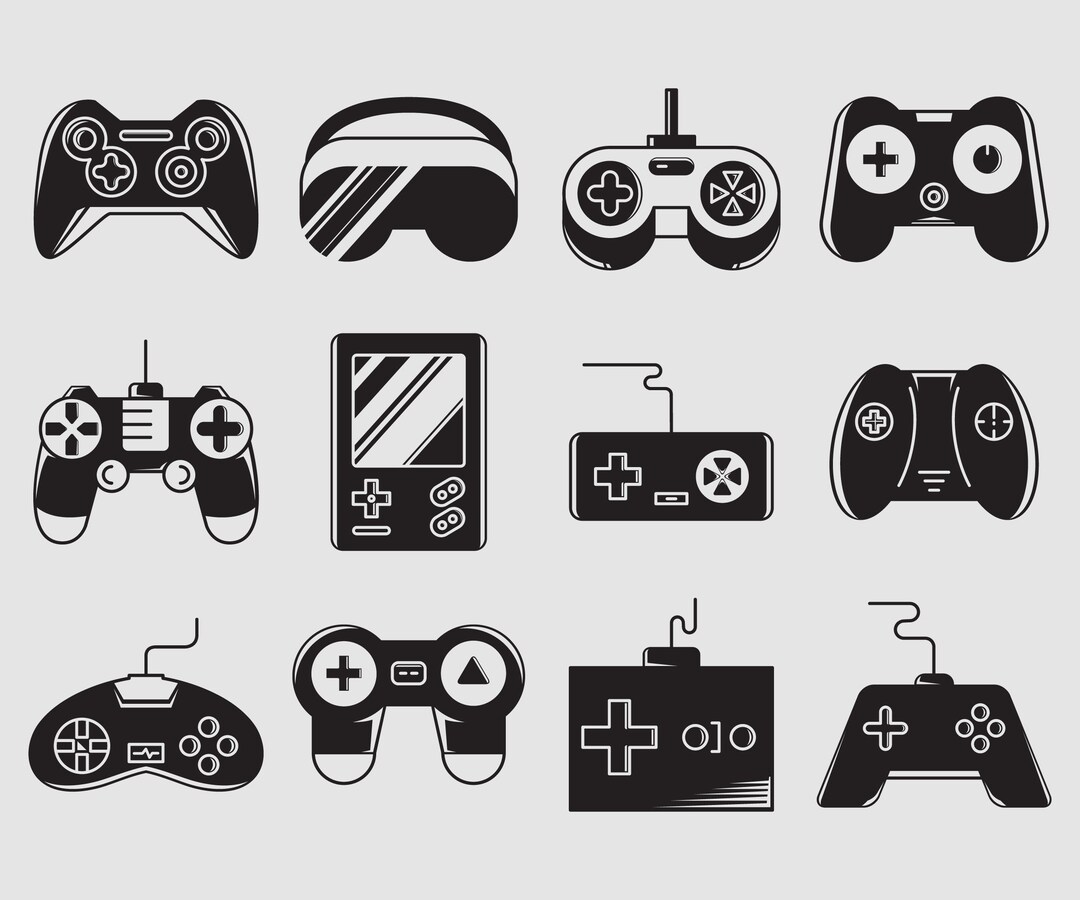 Joystick Icon Svg, Gameplay Icons, Videogame Console Svg, Gamepad ...
