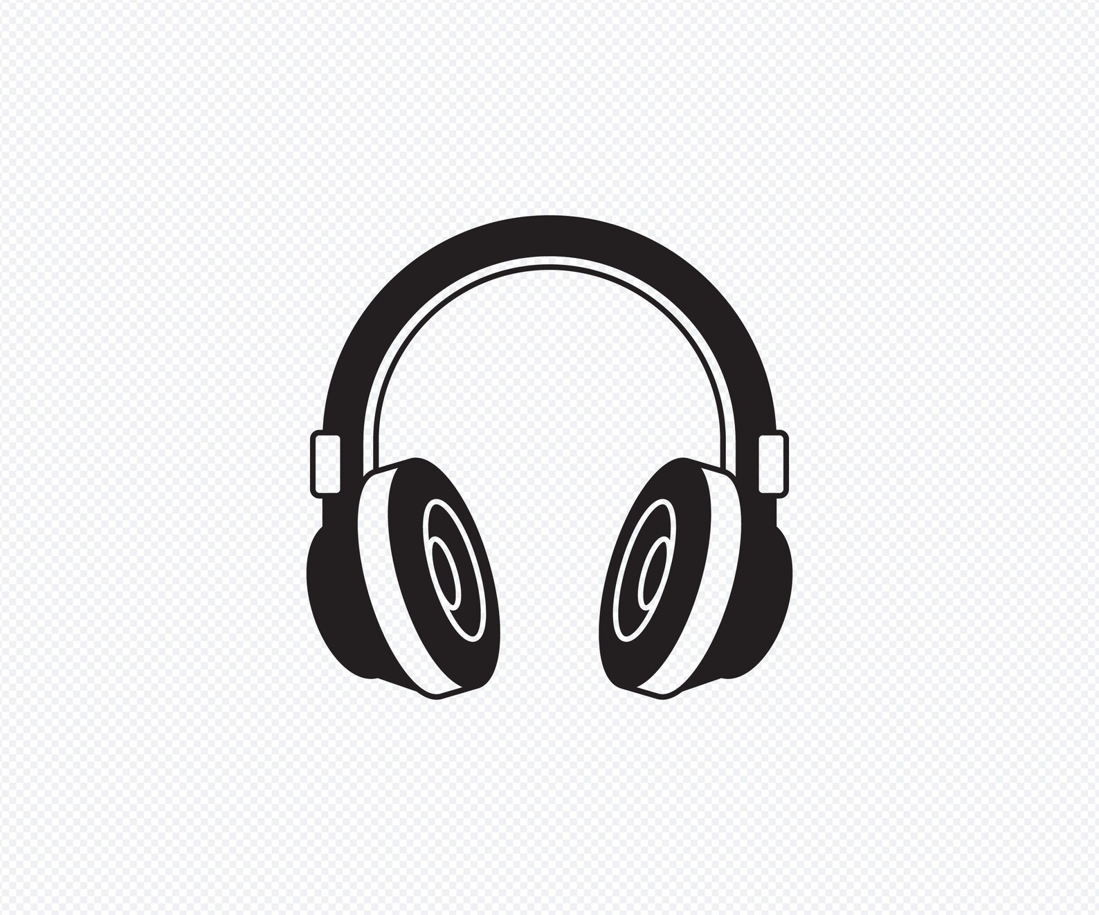 Headphone Svg/ Headphone Icons/ Earphone/ Listening Music/ Call Service ...
