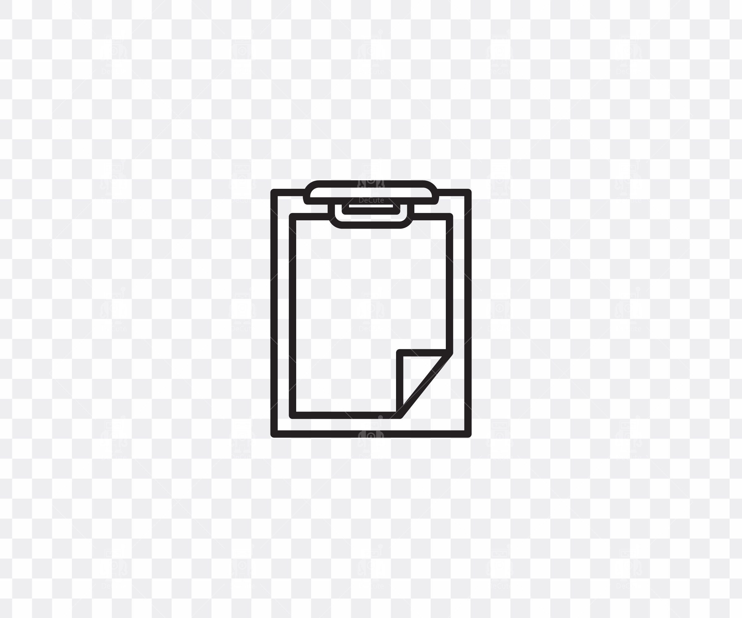 Clipboard Icons Svg, Report Document Icons, Sheet Icons, Check List and ...