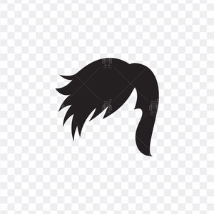 Hairstyle Design Svg, Wig Svg, Haircut Design, Silhouette Men Hair and ...