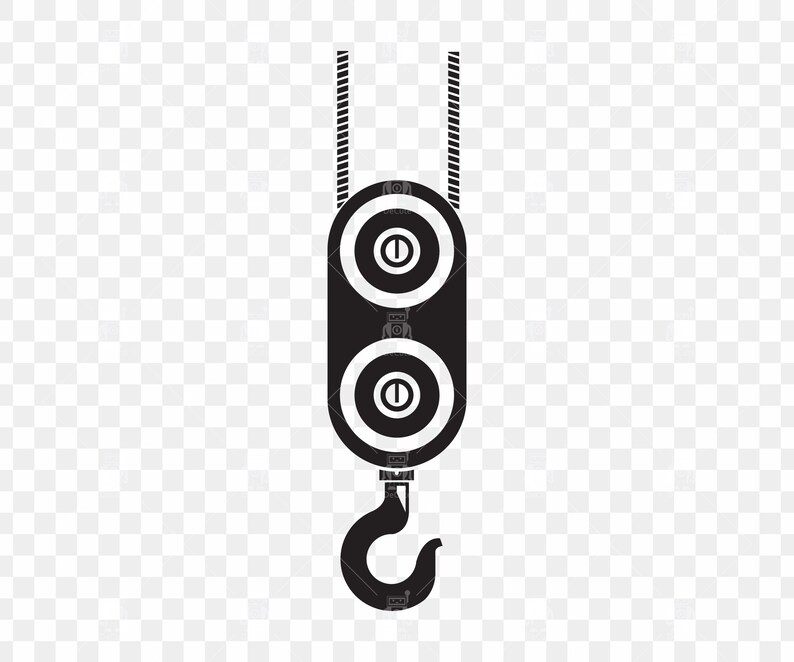 Pulley Svg, Pulley System, Crane Hook Svg, Hoist Svg, Industrial Crane ...