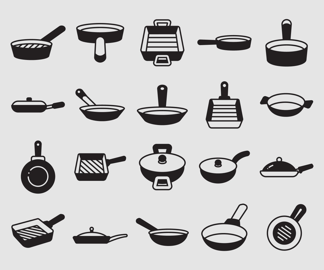 Pan Svg, Frying Pan, Skillet, Wok, Saucepan, Kitchenware, Caldron and ...