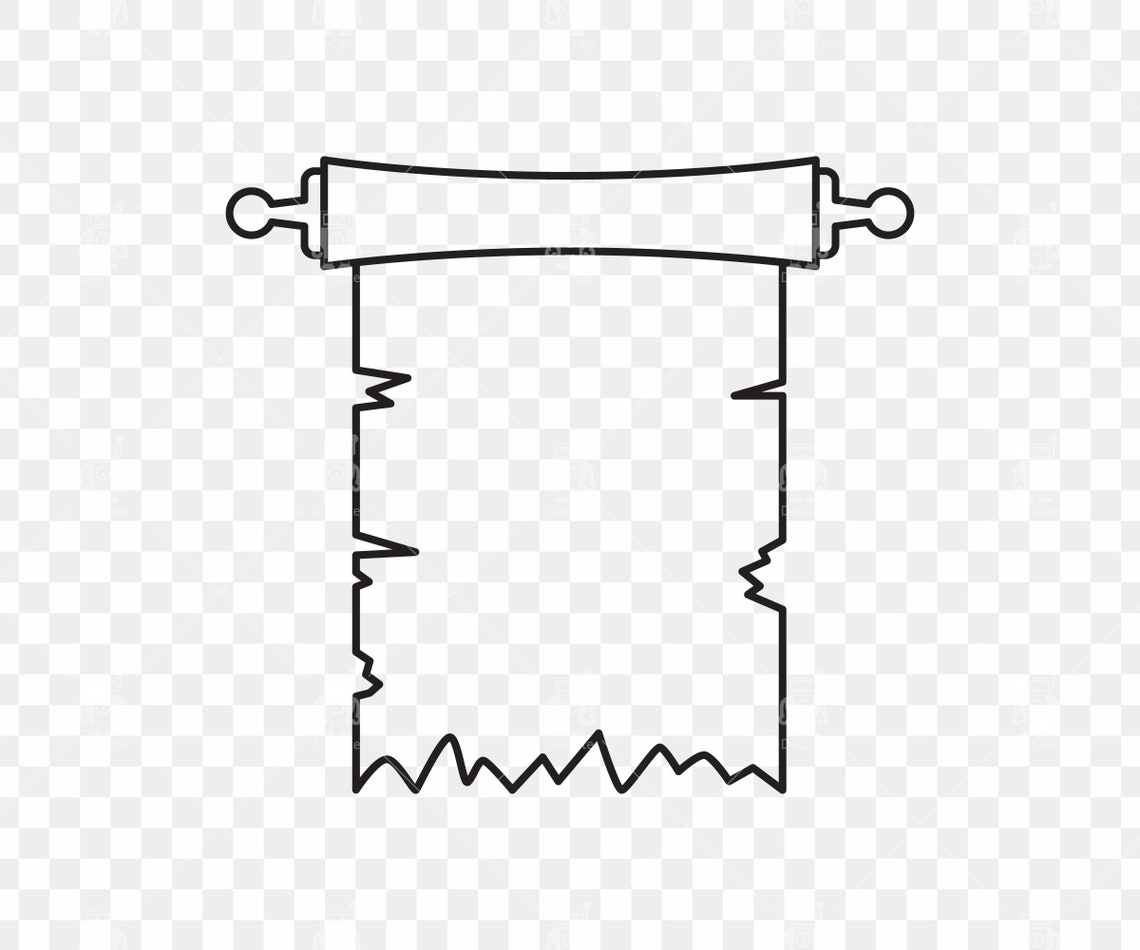 Paper Scroll Svg, Blank Paper Scroll Line Svg, Paper Banner Parchment ...