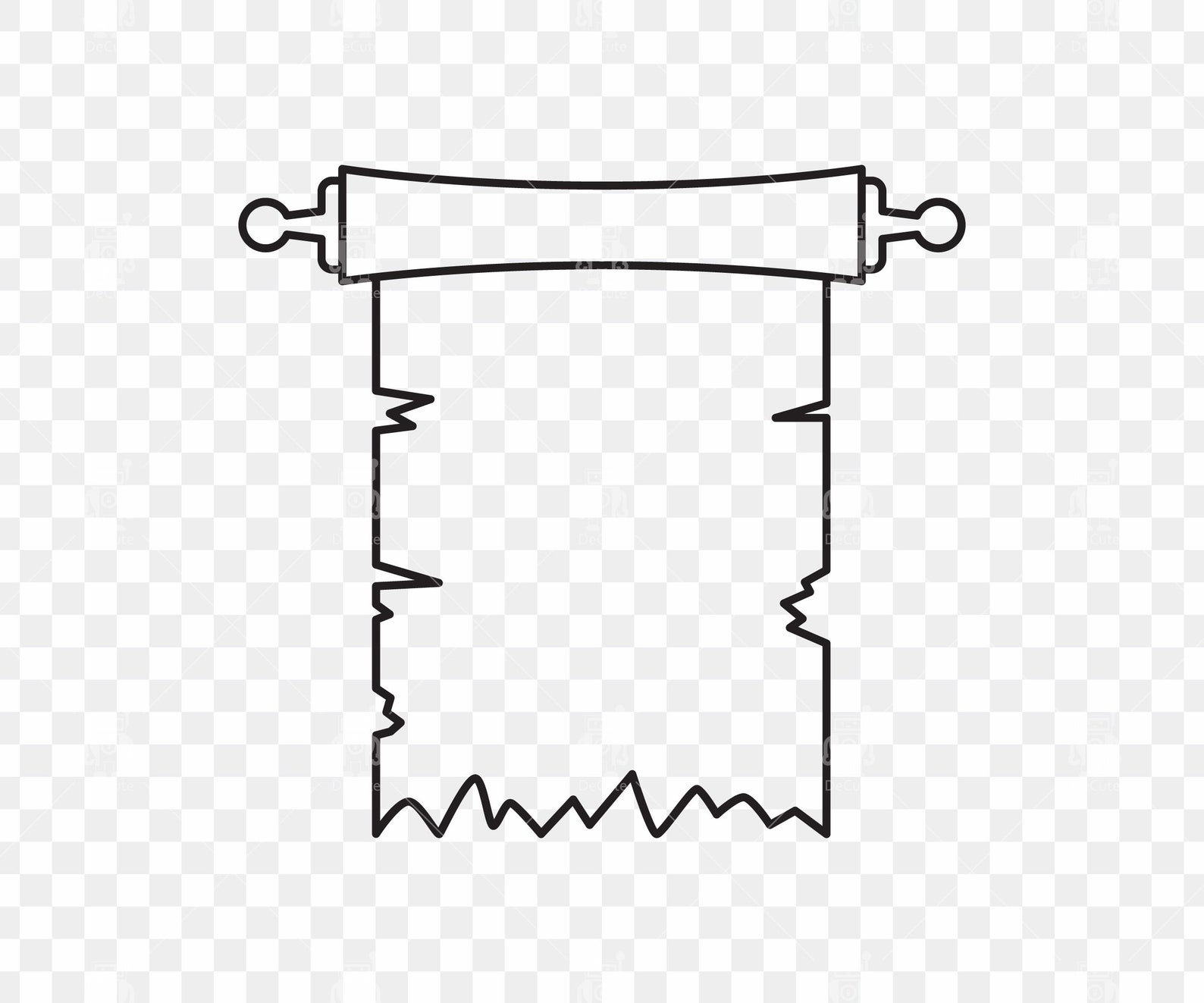 Paper Scroll Svg, Blank Paper Scroll Line Svg, Paper Banner Parchment ...