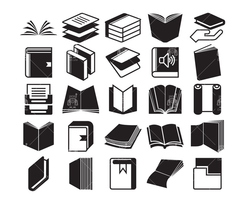 Books, Book Svg, Document, Audio Book, File, Sheet, Archive and Stack ...