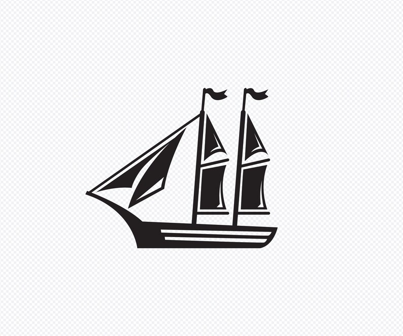 Boat SVG Clipart, Marine Vessel Icons (svg, Eps, Ai, Dxf, Pdf, Png) - Etsy