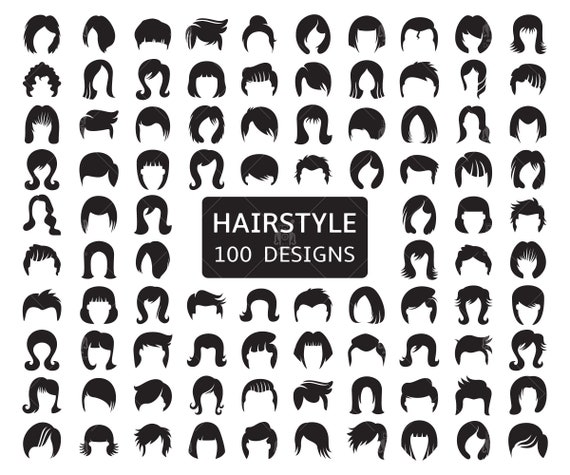 Men Hair Vector