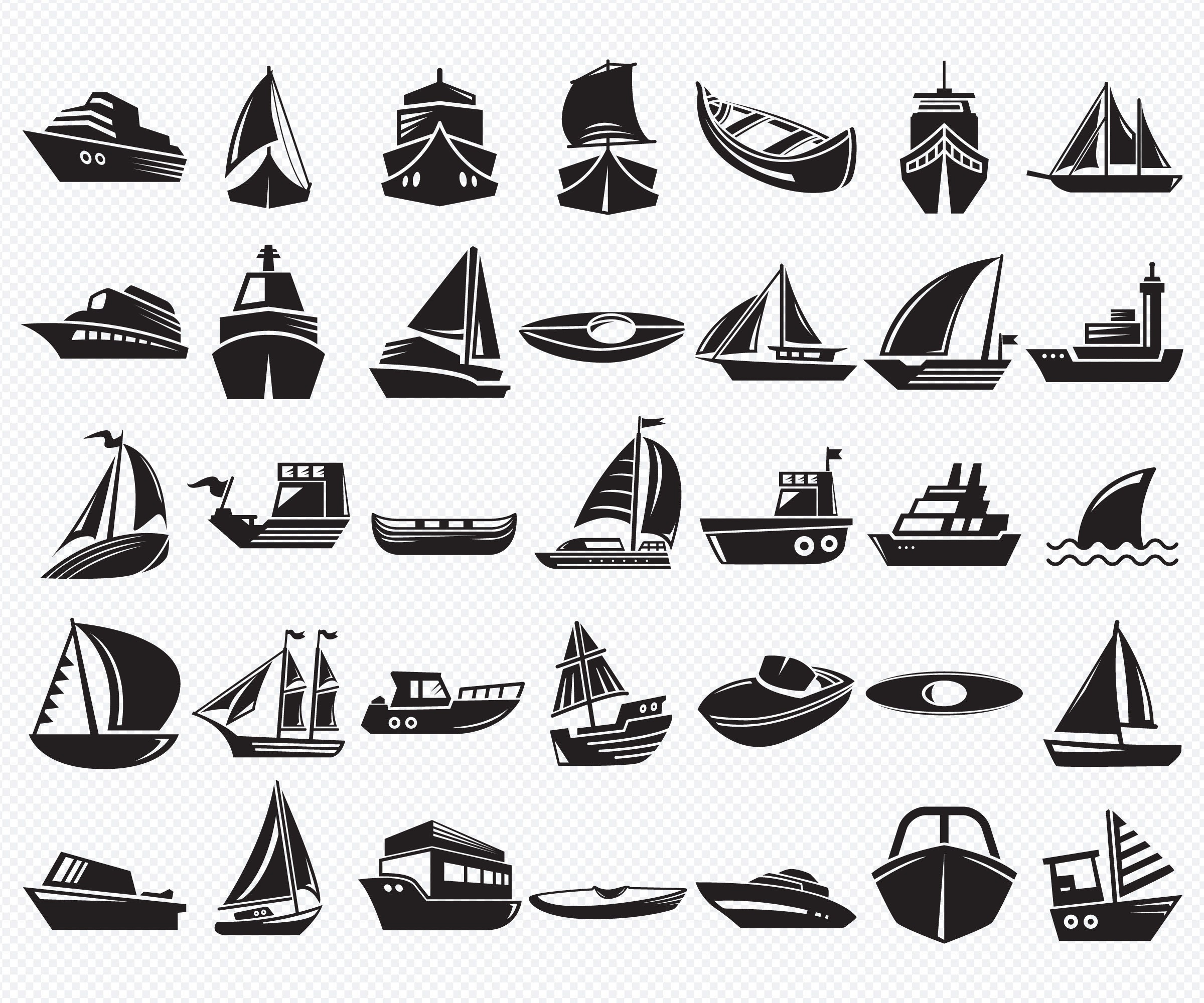 Ship SVG, Vessel, Cruise, Canoe, Gondola, Kayak, Container Ship, Boat ...