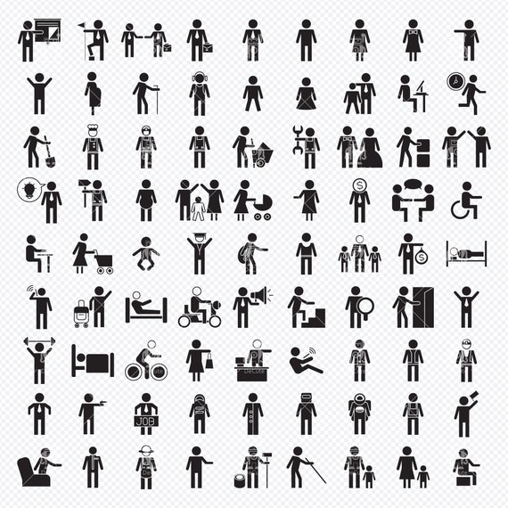 Infographic People Icons Free