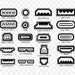 Various Usb Plug Connector Svg, Mini Micro Usb, Charging Plug Svg, Usb ...