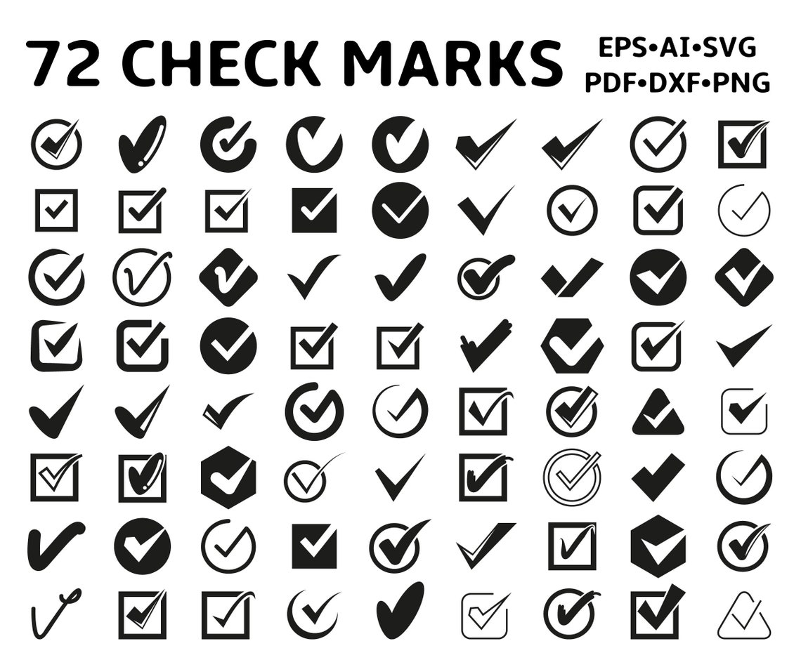 Check Mark Svg, Check List, Tick, Pass, Approve Symbol, Guarantee and ...