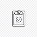 Clipboard Icons Svg, Report Document Icons, Sheet Icons, Check List and ...