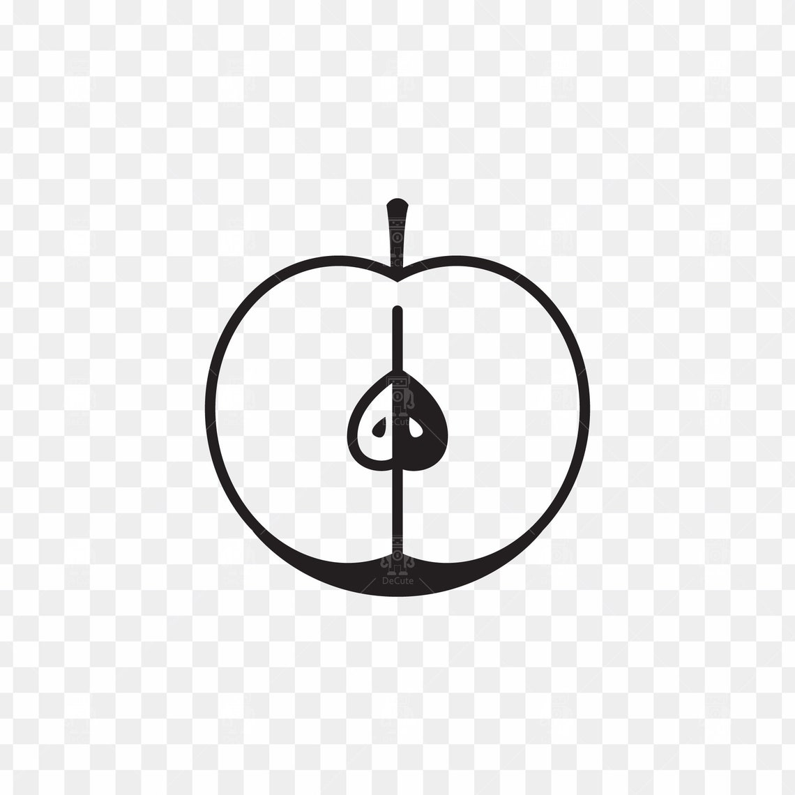 Apple Svg, Bitten Apple Silhouette, Apple Icons, Apple Fruit, Half ...