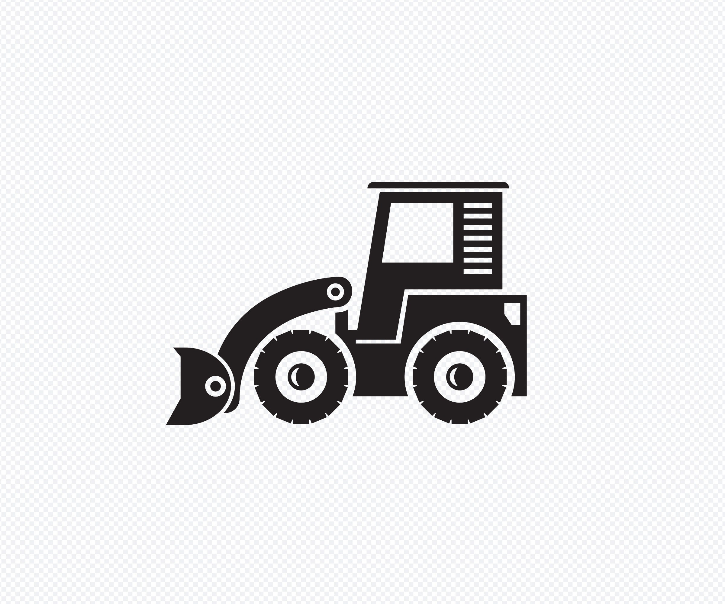Construction Machine Svg, Construction Equipment Icons, Bulldozer ...