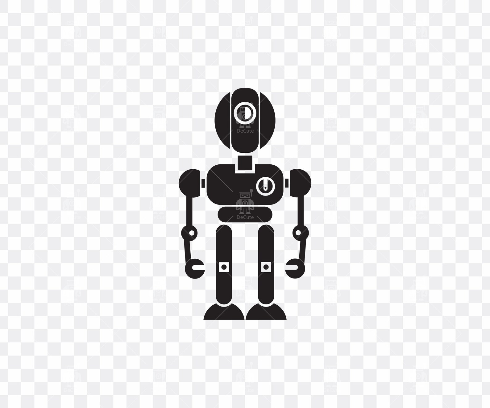 Space Robot Svg, Robot Character Svg, Robot Icon, Humanoid, Droid Svg ...