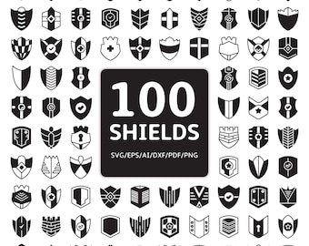 Shield Crest Vector Image Digital Download JPEG PNG - Etsy