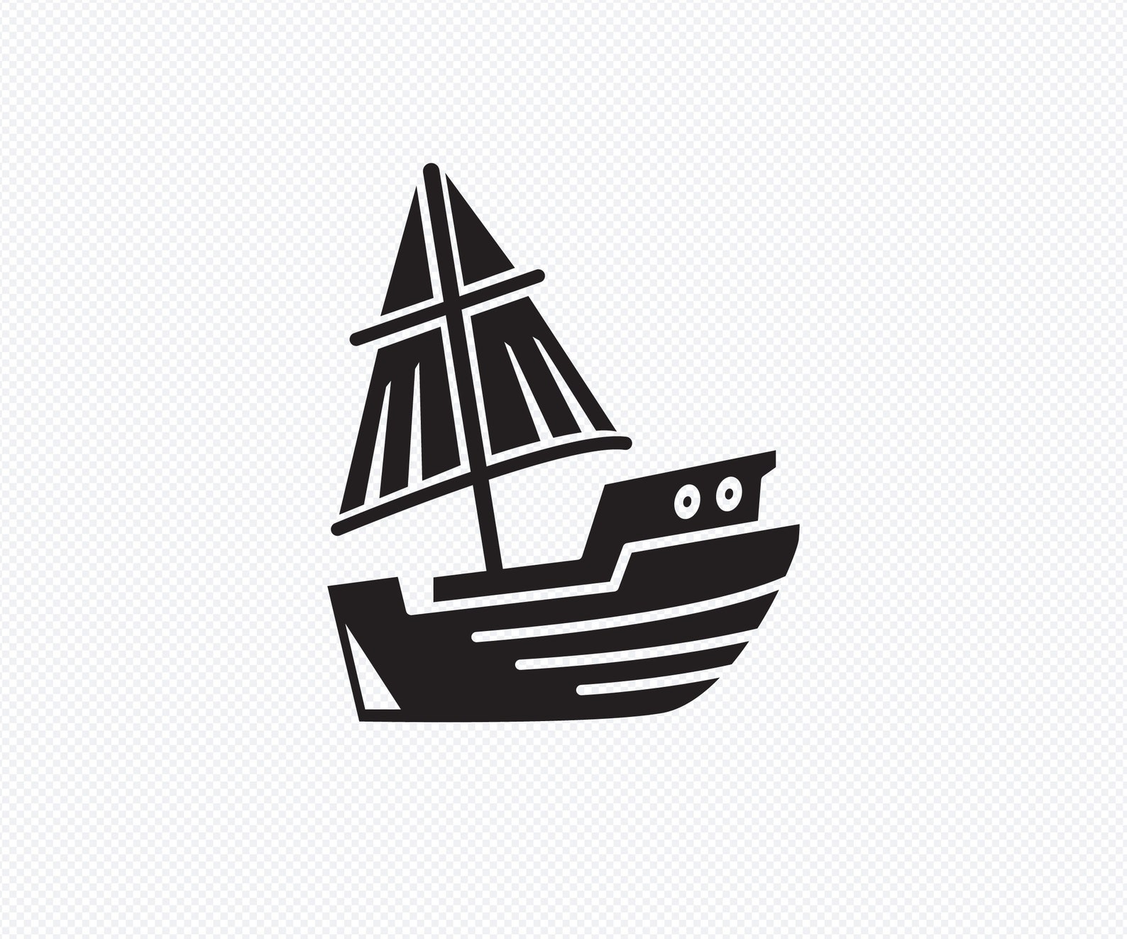 Boat SVG Clipart, Marine Vessel Icons (svg, Eps, Ai, Dxf, Pdf, Png) - Etsy