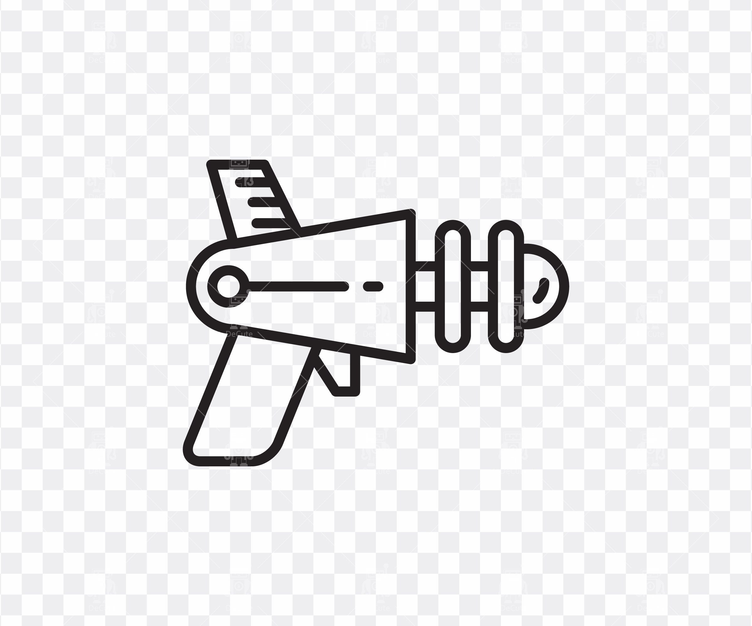 Space Gun Icons Svg, Space Blaster, Futuristic Gun, Space Weapon, Laser ...