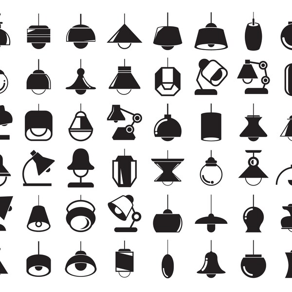 Vector Files Pendant Light - Etsy