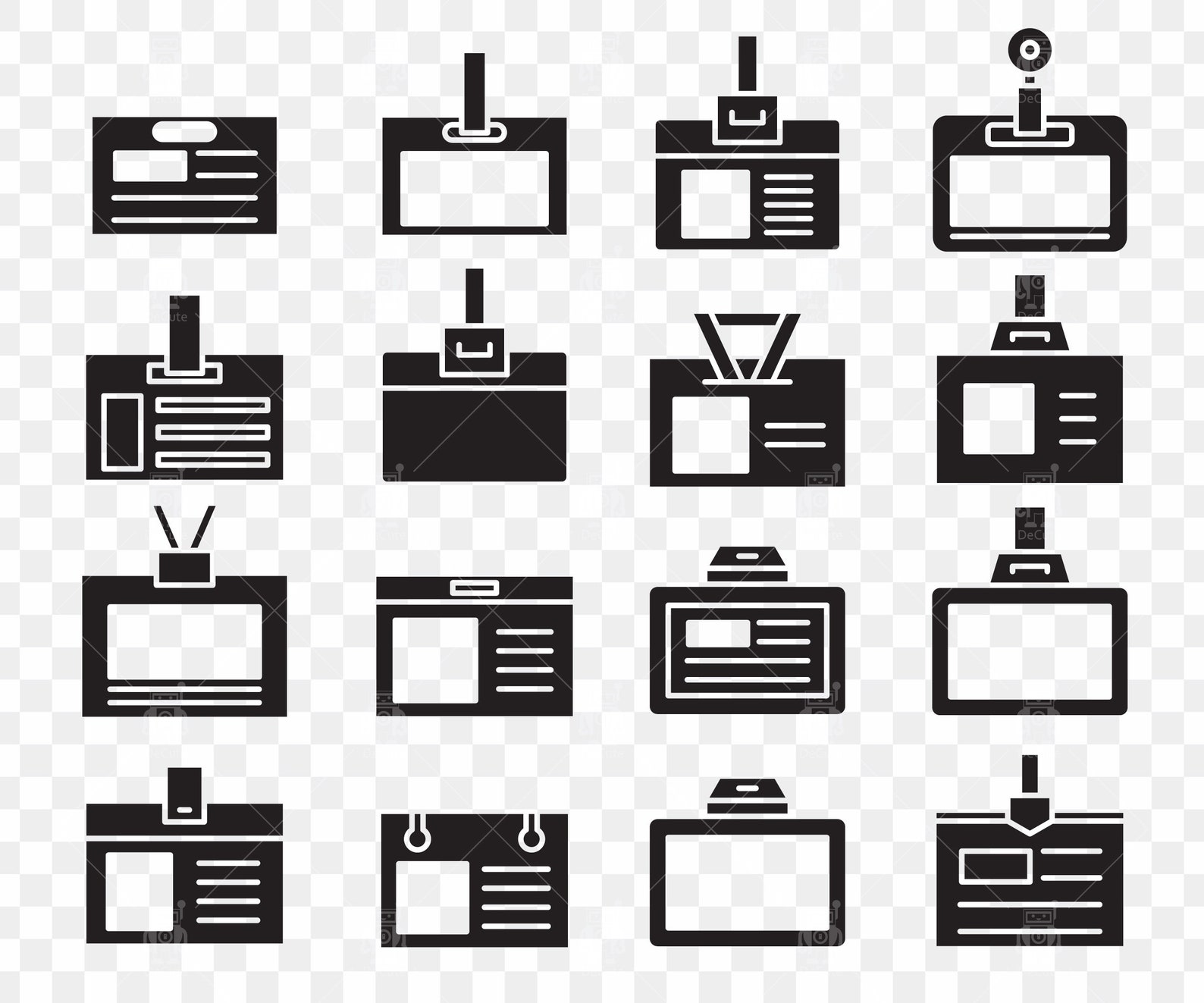 ID Card Svg Business Card Svg Name Tag Holder Svg ID Card - Etsy Canada