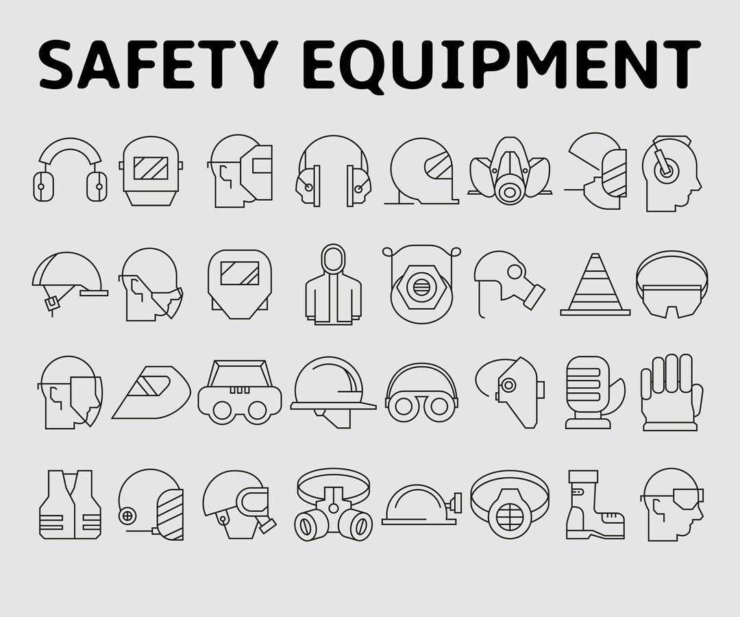 Safety Equipment Svg/ Equipment Svg/ Protective Equipment/ - Etsy