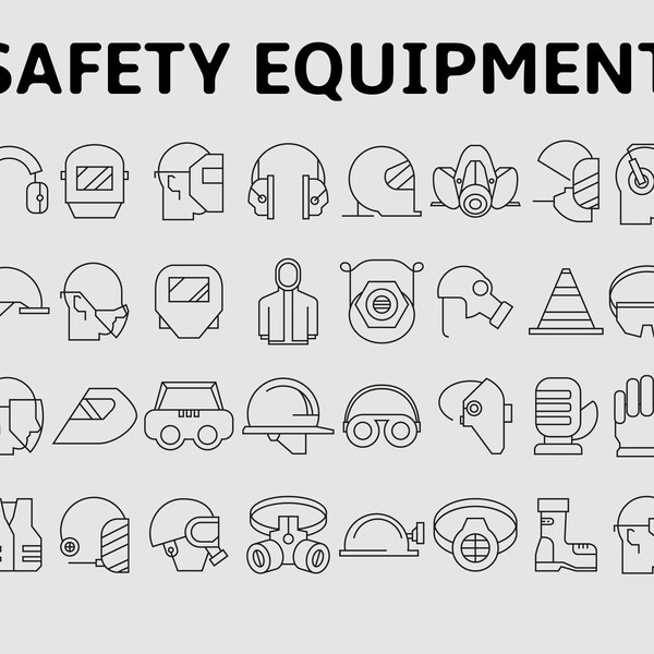 Safety Icons Svg - Etsy