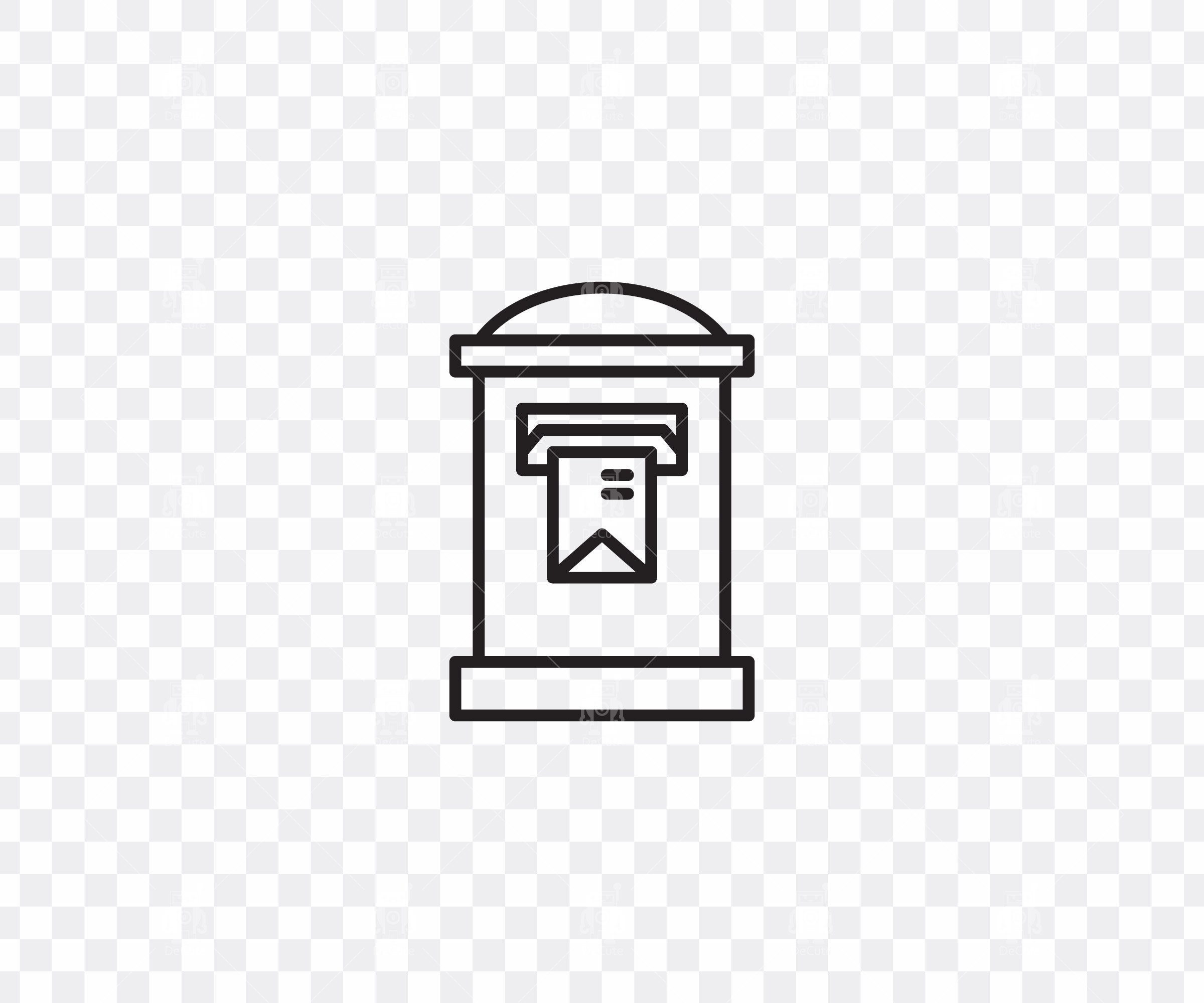 Mailbox Icons Svg, Letterbox Svg, Postbox, Mail, Newsletter, Email and ...