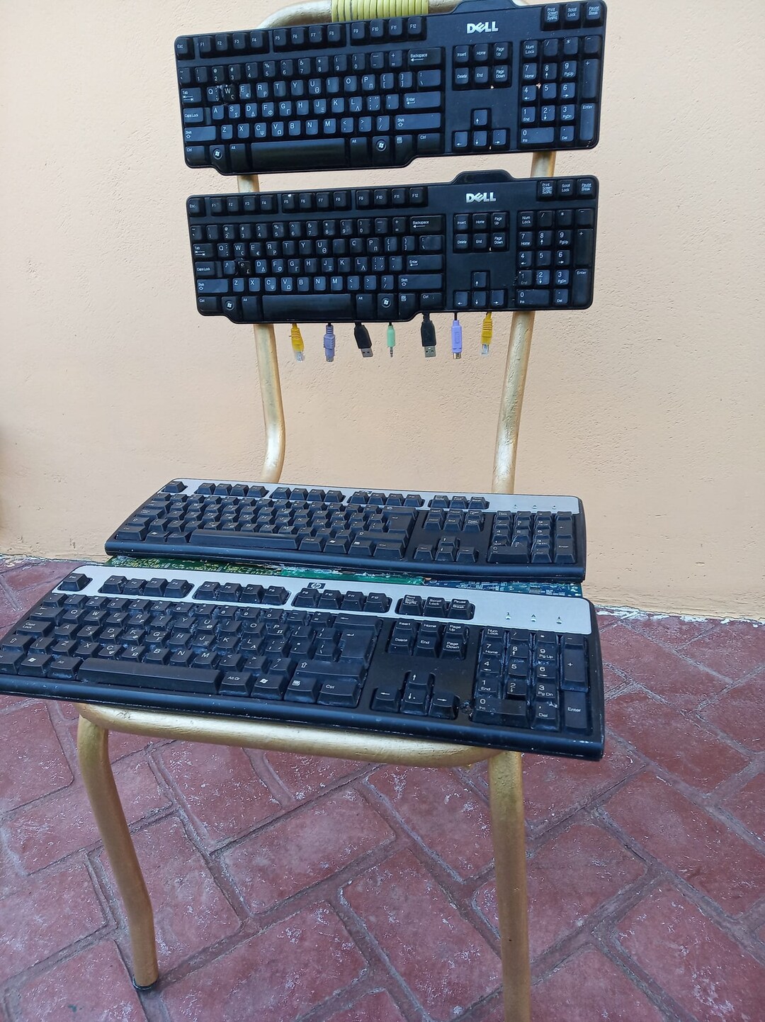 PC Computer Chair - Total Recycled and Upcycled Chair Made From Pc ...