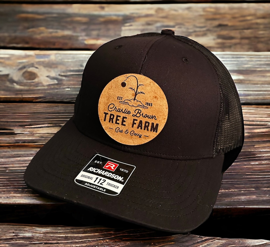 Tree Farm, Charlie, Richardson 112 Trucker Hat, Brown, Peanuts , Tree ...