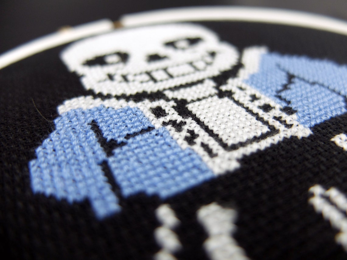 Undertale Sans Cross Stitch Pattern - Etsy