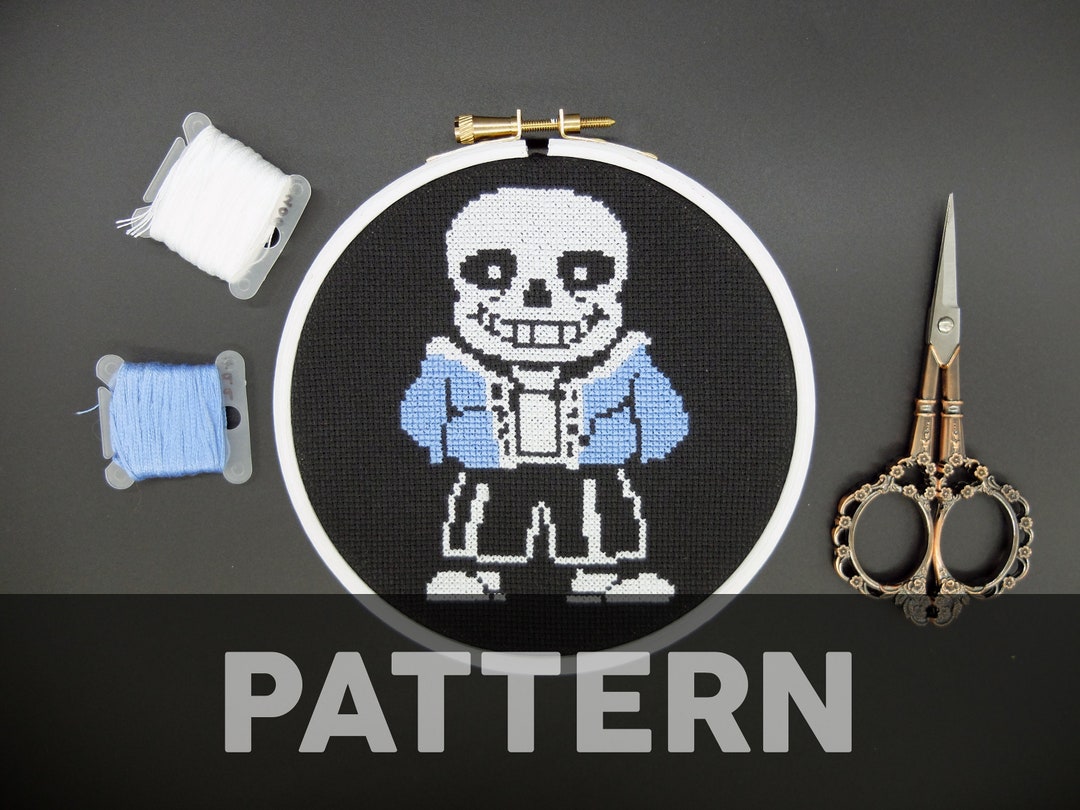 Undertale Sans Cross Stitch Pattern - Etsy