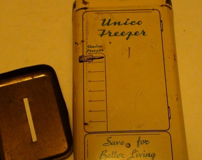 Unico Freezer Tin Bank - Etsy