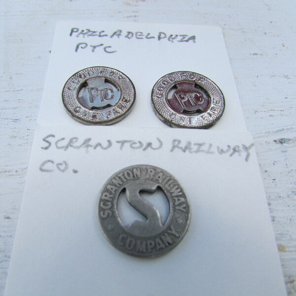 Railway Tokens - Etsy