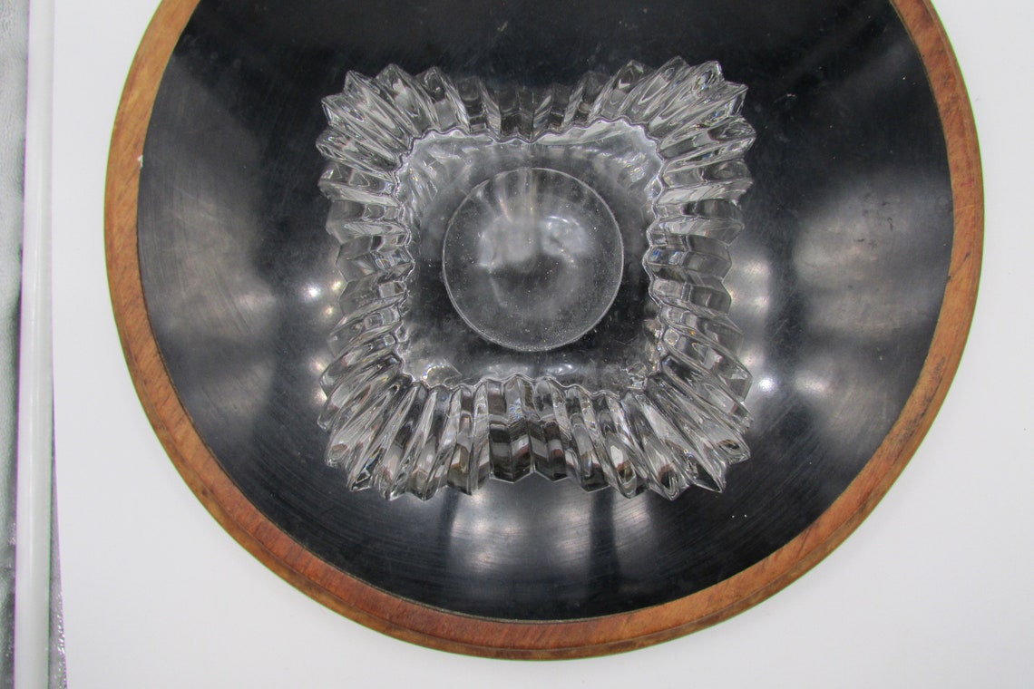 Mikasa Lead Crystal Tulip Bowl Lydia pattern | Etsy