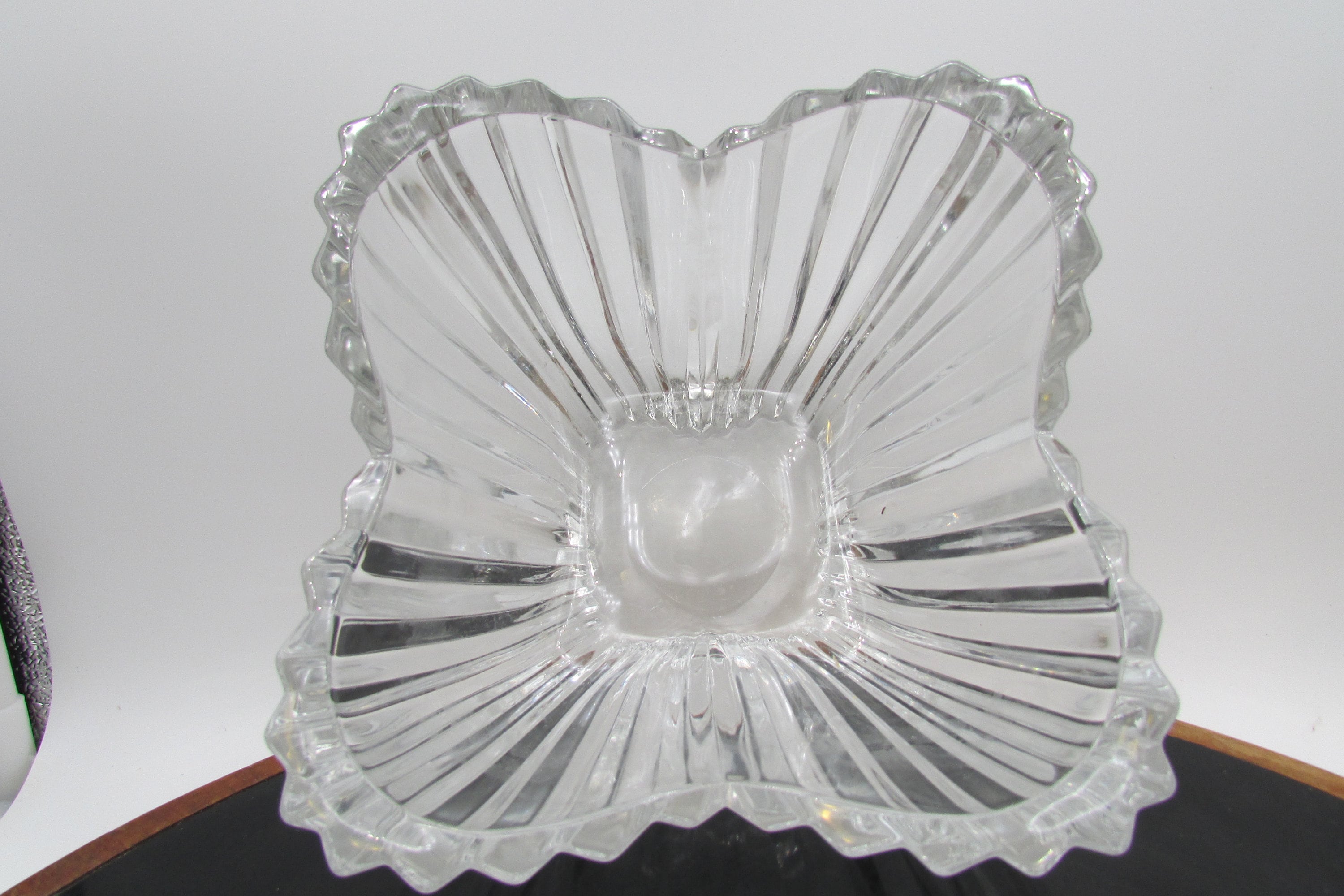 Mikasa- Lead Crystal Tulip Bowl Lydia Pattern - Etsy