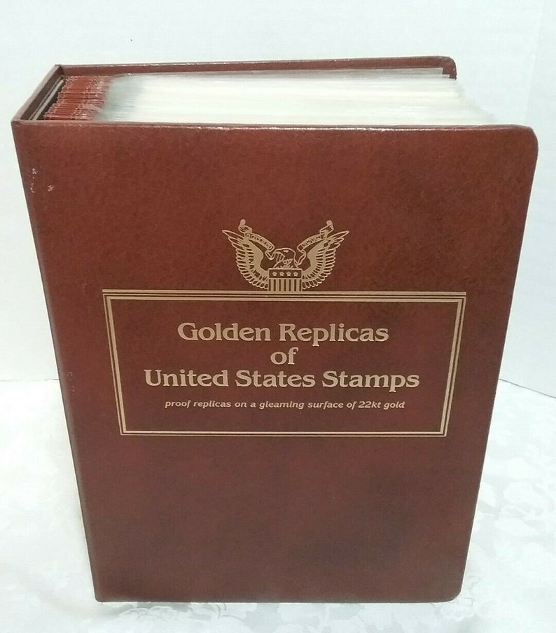 Golden Replicas of United States Stamps 22k Gold 42 Stamps and First ...