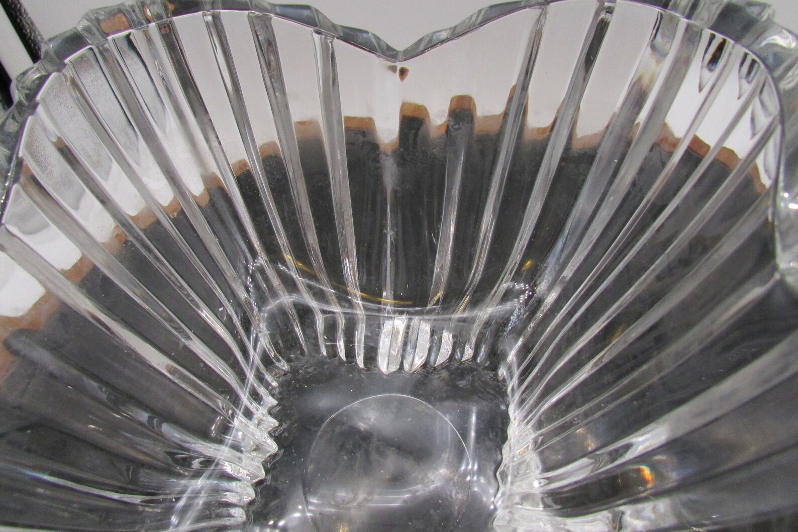 Mikasa Lead Crystal Tulip Bowl Lydia pattern | Etsy