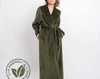 Maude Lebowski Green Robe - Etsy