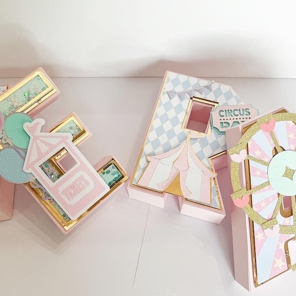 Carnival Letters - Etsy
