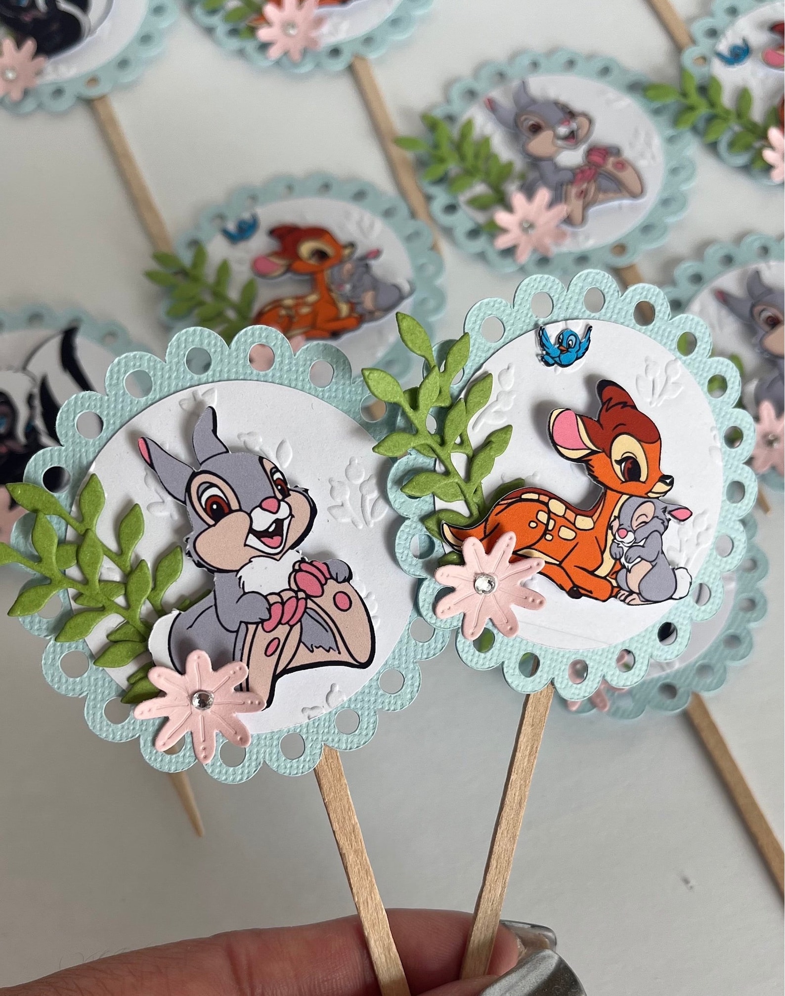 Bambi Cupcake Toppers, Bambi First Birthday, Bambi Birthday Decorations ...