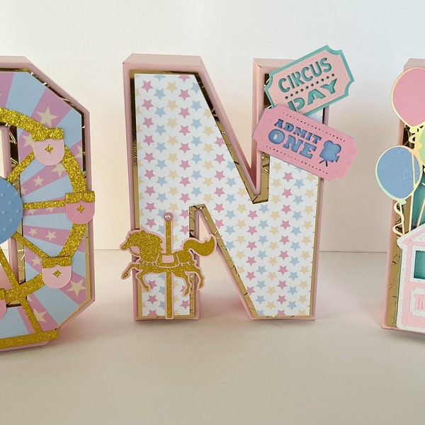 Carnival Letters - Etsy