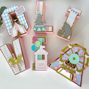 Carnival Letters, Carousel 3D Letters, Carnival Party Decorations ...