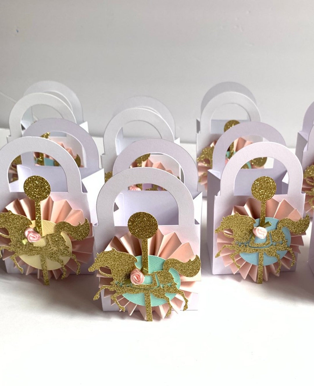 Carousel Party Favor, Carousel Treat Boxes, Carousel Birthday Boxes ...