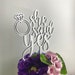 She Said Yes Cake Topper Newly Engaged Couple Engagement - Etsy