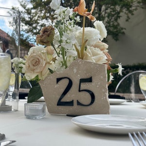 5" Tall Minimalist Table Numbers for DIY Wedding Decoration Projects ...