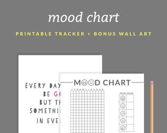 Mood chart | Etsy